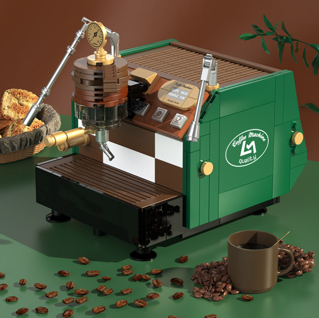 Midsummer Green Coffee Machine Building Block – Midori Gifts