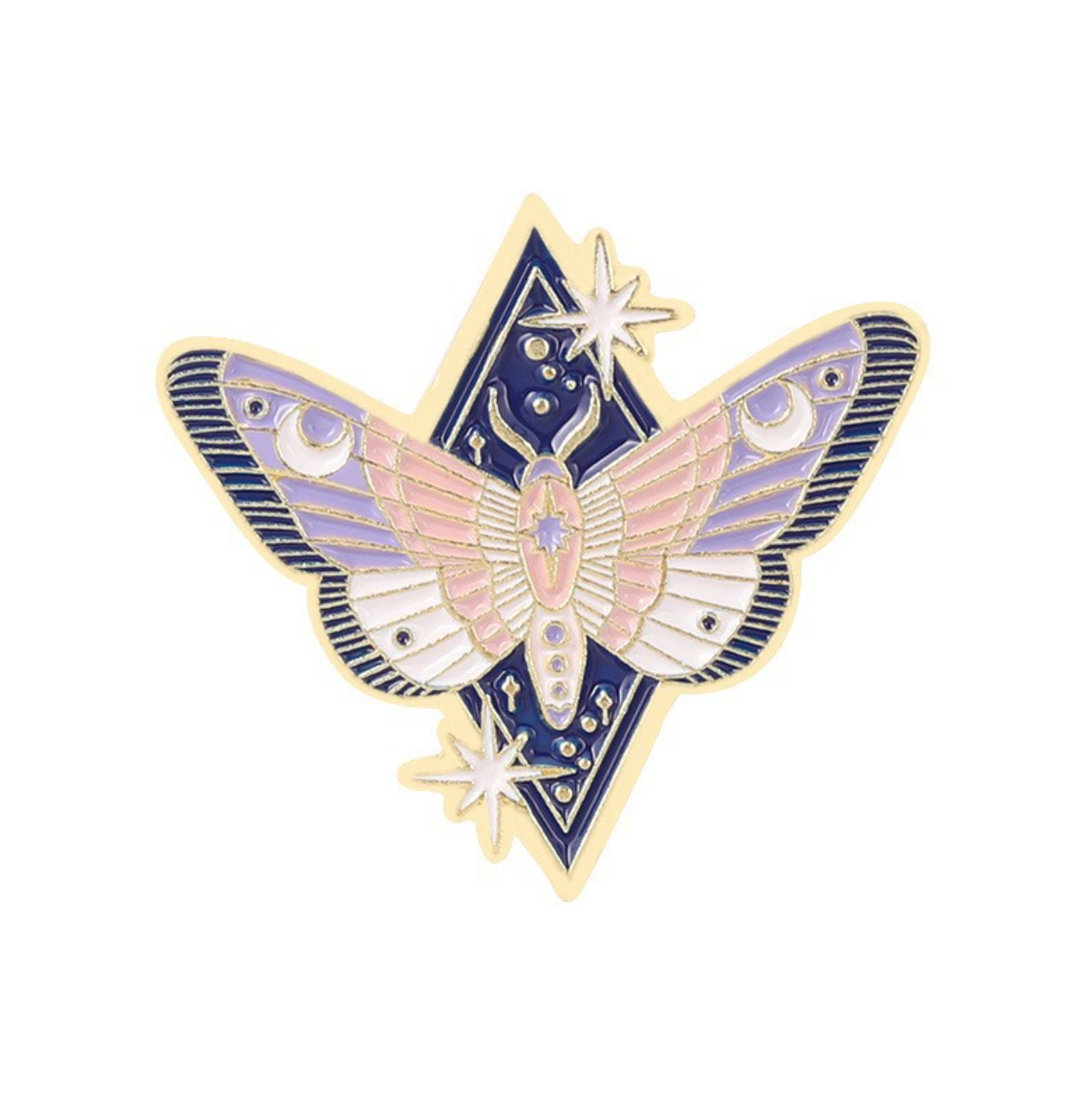 Lavender Luna Moth Pin – Midori Gifts