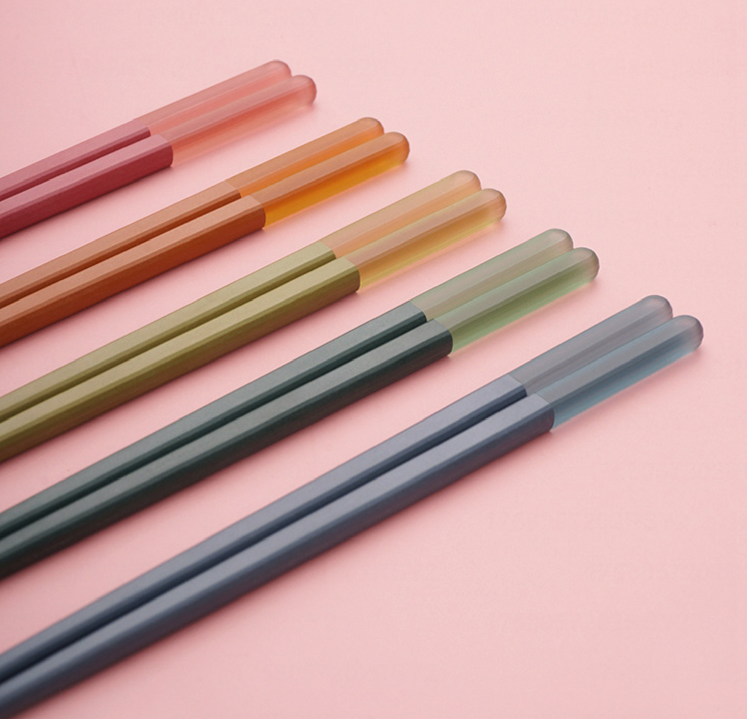 Ice Mist Alloy Chopsticks 5 Set – Midori Gifts