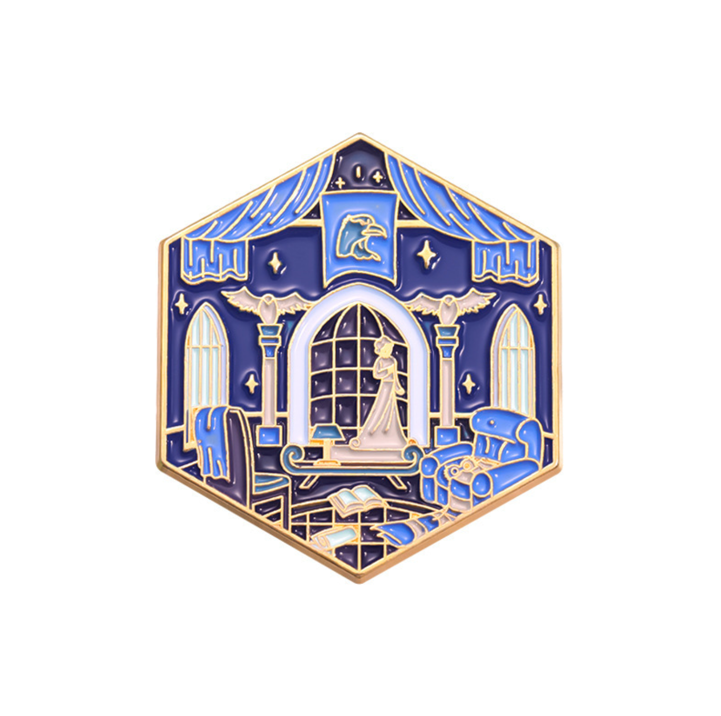 Ravenclaw Common Room Wizard Pin – Midori Gifts