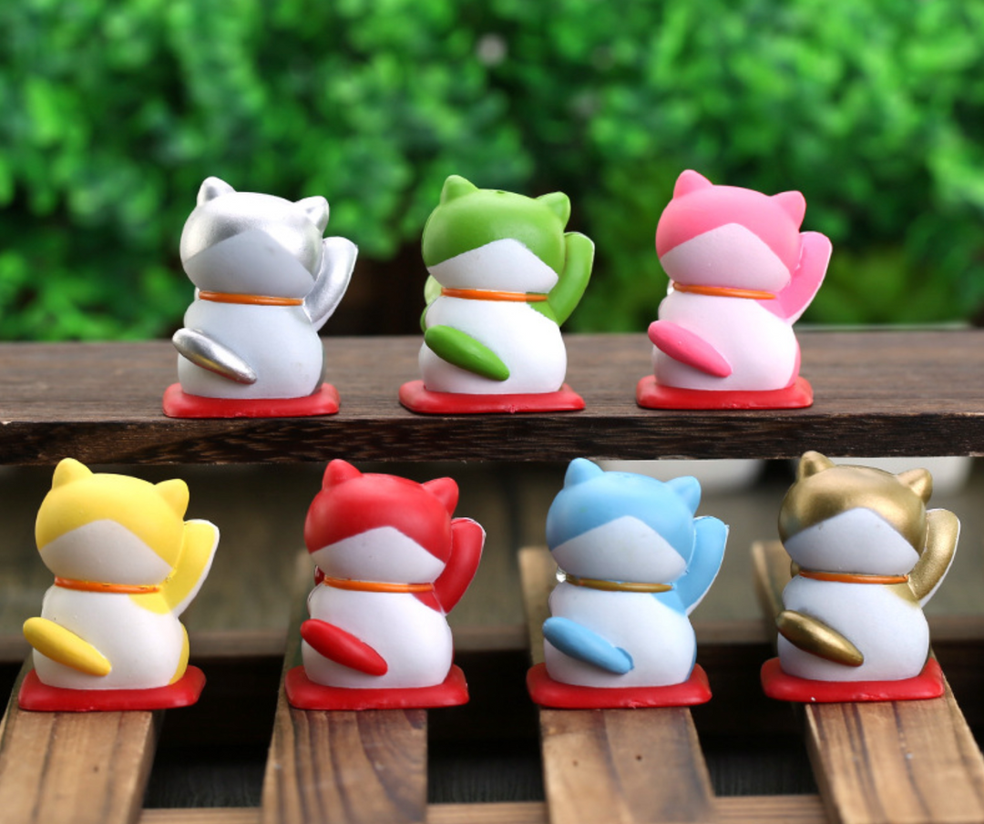 Lucky Cat Chibi Statues – Midori Gifts