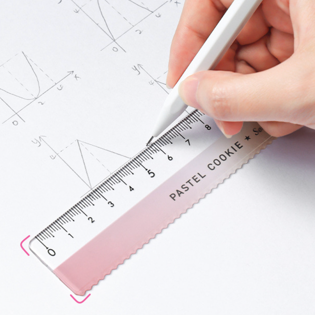 Kokuyo Campus Pastel Cookie Ruler 15cm – Midori Gifts