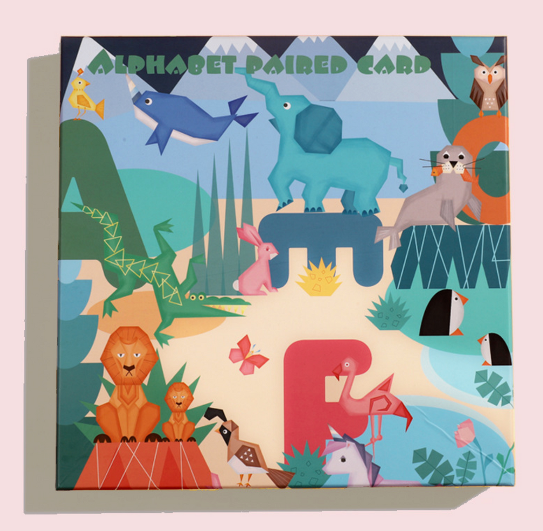 Wooden Alphabet Pair Cards – Midori Gifts